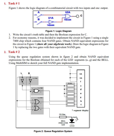 Solved Task Figure Shows The Logic Diagram Of A Chegg