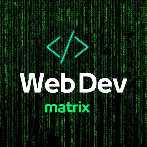 Web Dev Matrix Youtube