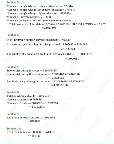 Rs Aggarwal Class 6 Exercise 1c Solutions Rs Aggarwal Solutions