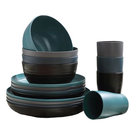 Ycandiee Dinnerware Setsstoneware Dinnerware Set Plates And Bowls Set