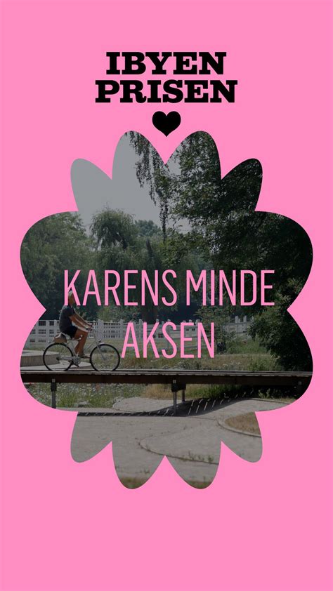 Hjælp Os Med At Stemme 🙏🏻🌿 Karens Minde Aksen Er Nomineret Til Ibyen Prisen Som Årets