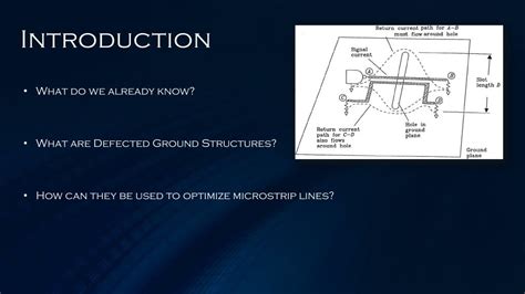 Ppt Optimizing Microstrip Lines Using Defected Ground Structures Dgs Powerpoint Presentation