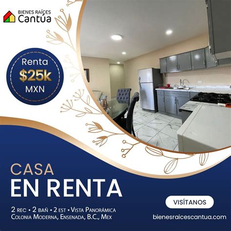 Renta Casa En Moderna Ensenada Ensenada Brc 48437 Icasasmx