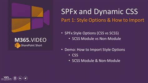 Sharepoint Framework And Dynamic Css Styles Part 1 Style Options