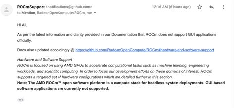 Rocm Opencl Library For Amd Gpus Now No Longer Supports Gui Apps Rlinux