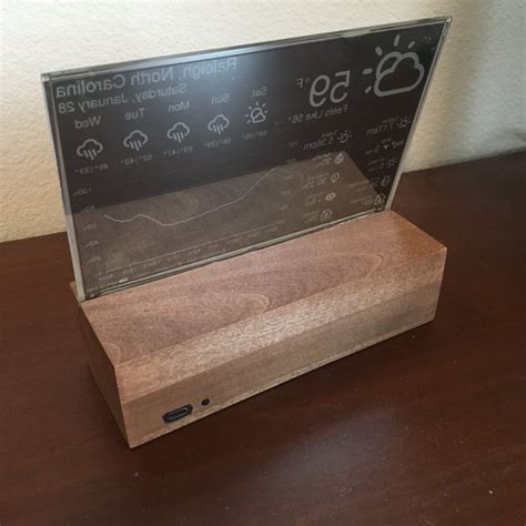 esp32 e paper weather display