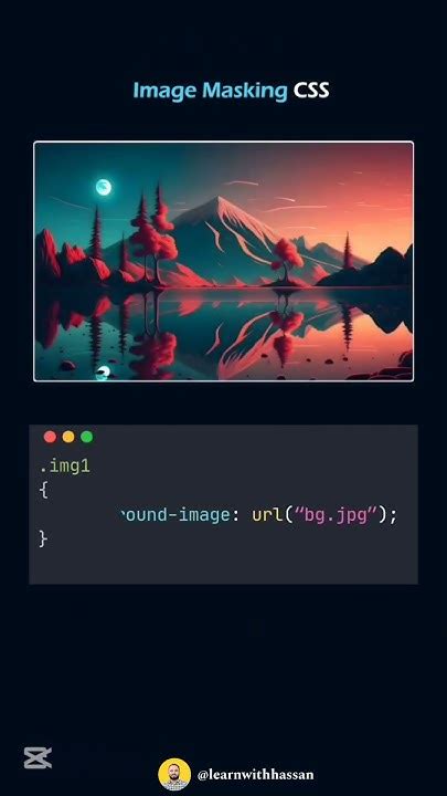Image Masking Csshtmltutorial Frontend Htmllist Viral Css Html Favicon Webdesign