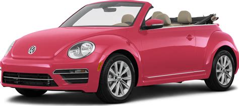 Pink Volkswagen Beetle Convertible