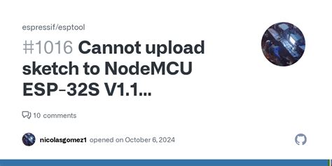 Cannot Upload Sketch To Nodemcu Esp S V Esptool Issue Espressif Esptool