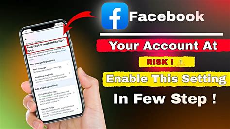 Your Facebook Account At Risk ⚠️ Enable This Setting To Secure Your