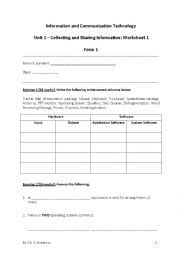 Computer Input Output Devices ESL Worksheet By Sbonanno