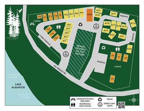 Map Camp Almanor