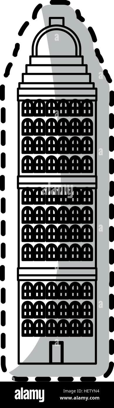 Isolated Building Tower Design Stock Vector Image And Art Alamy