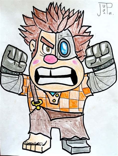 Disney Robots Cyborg Ralph By Juanpadraws On Deviantart