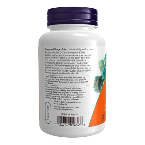 Potassium plus Iodine Tablets - Cook's Natural Market