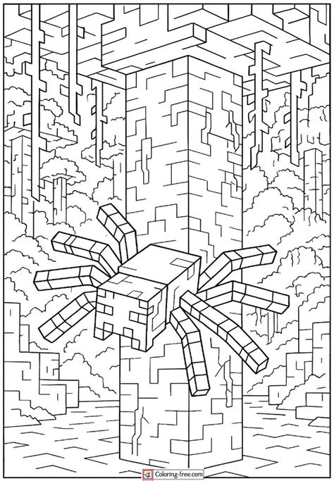 62 Minecraft Coloring Pages Free Unique Printables