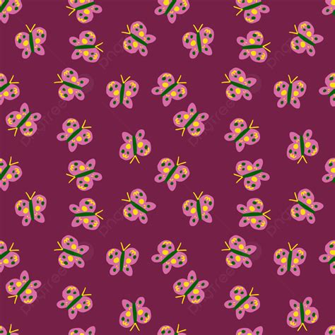 Cute Butterfly Seamless Pattern Background Butterfly Seamless Pattern Background Image And