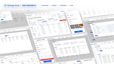 【ui ux】东南大学身份权限中心tob项目 oaran 站酷zcool