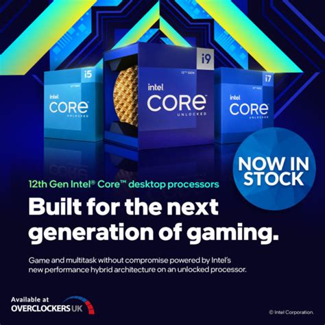 Th Gen Intel Is Here Overclockers Uk