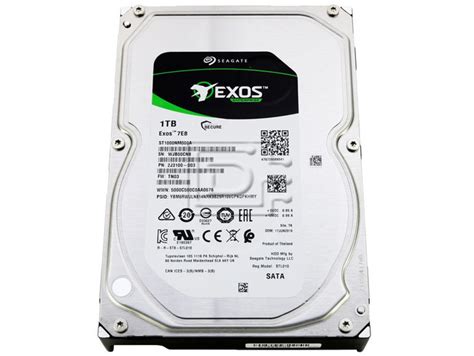 Seagate Exos 7E8 ST1000NM000A 1TB 3.5" LFF 6Gbps 7.2K RPM Enterprise ...