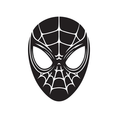 Arte Araña Hombre Cara Silueta 60664811 Vector En Vecteezy