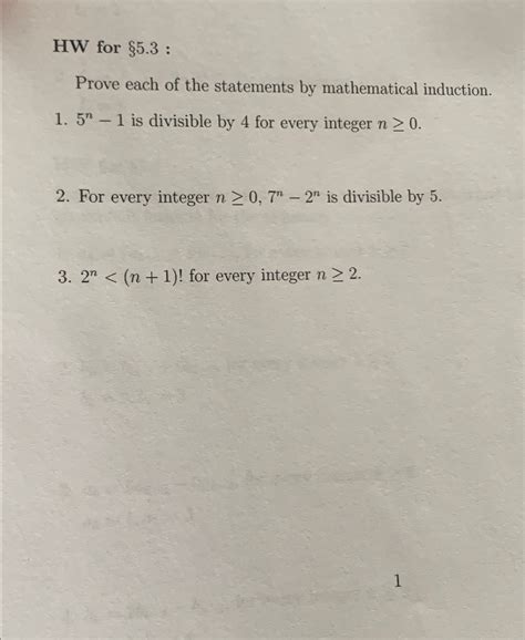 solved hw for §5 3 ﻿ prove each of the statements by
