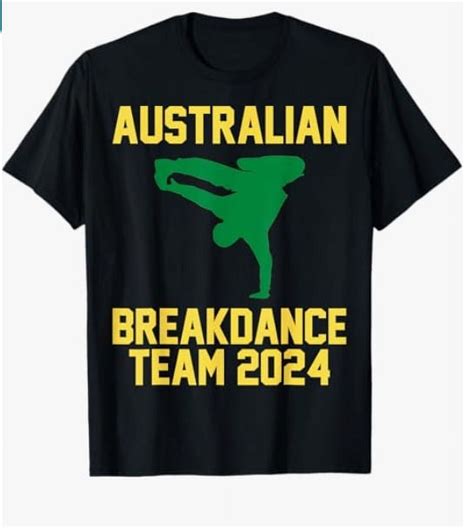 Australian Breakdance Team 2024 Funny Breakdancing Meme T Shirt