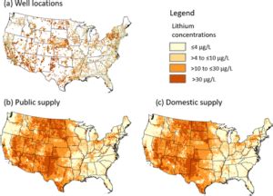 USGS Led Study Estimates Lithium In Groundwater That Can Be Used For Drinking Water Sensors