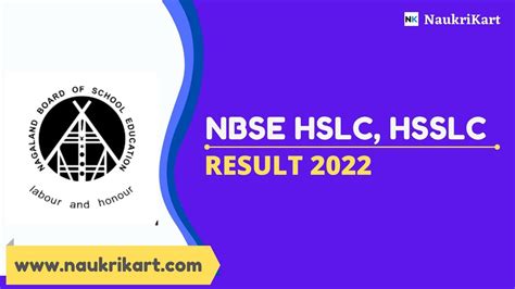 Nbse Hslc Hsslc Result 2022 Declared Check Nagaland Board 10th 12th Result Here