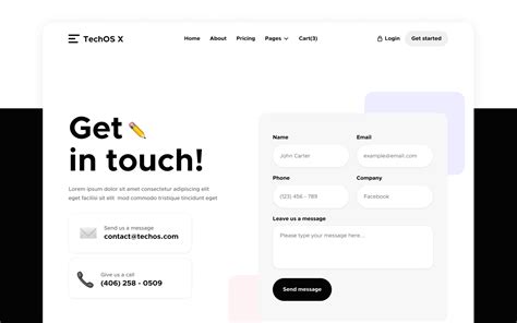 Tech SaaS Webflow Template TechOS X BRIX Templates