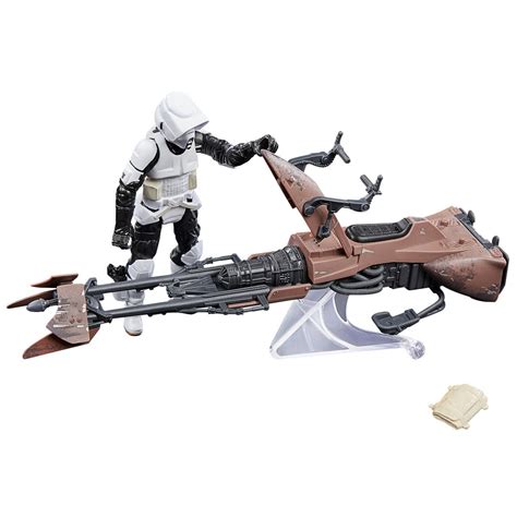 Star Wars The Vintage Collection Speeder Bike Vehicle With Biker Scout