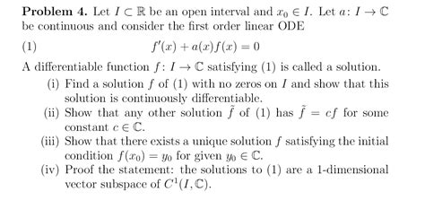 integration real analysis question involving a linear ode