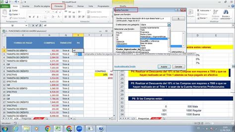 Como Usar Formulas LÓgicas En Excel Parte 2 Youtube