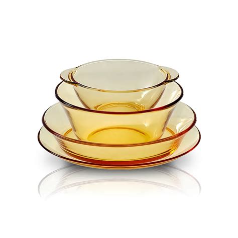 Microwave Amber Glass Cutlery Steamed Egg Bowl Tempered Glass Cooking