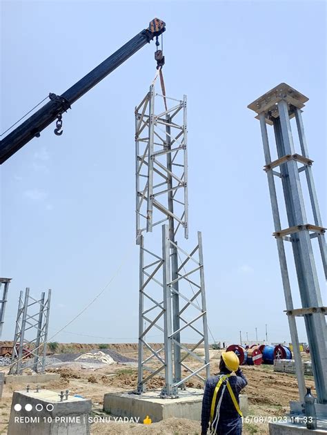 Ongoing Project 132 Kv Substation And Switchyard Work Shahanwaz Iqbal