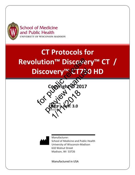 (PDF) Revolution Discovery release CT750 HD CT · Changes from Revision ...