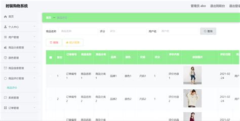 Java毕业设计 基于springboot 的网页时装购物系统 Csdn博客