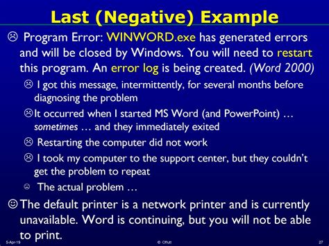 Norman Chapter 5 Error Messages And Other Feedback Ppt Download