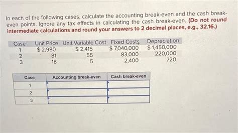 solved in each of the following cases calculate the