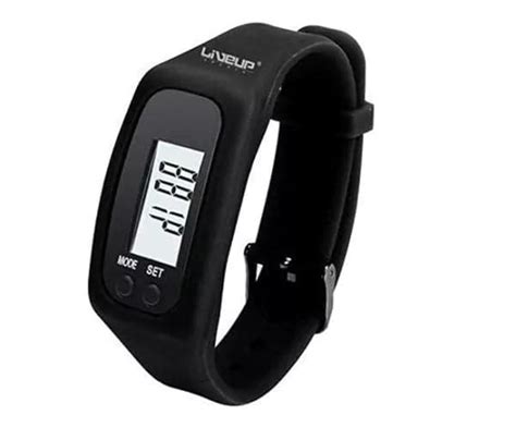 Liveup 3d Sensor Pedometer Wrist Watch Ls3348 Black