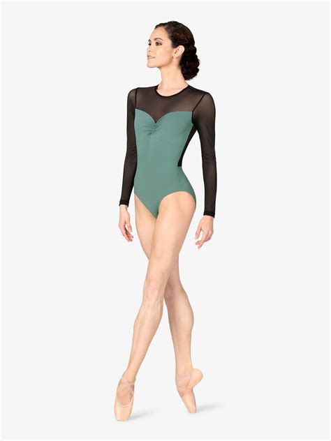 M2 Womens Long Sleeve Leotard Long Sleeves Mariia Me2107