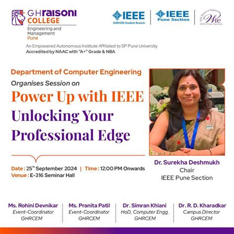 ieee ghrcem on linkedin ieee ieeepunesection ghrcem