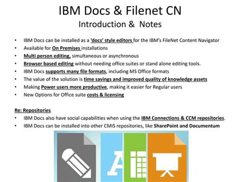 Ibm Filenet Content Navigator Ibm Docs Screen Demo Pptx Desktop Publishing Computer