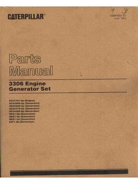 Cat 3306 Engine Parts Diagram And Breakdown