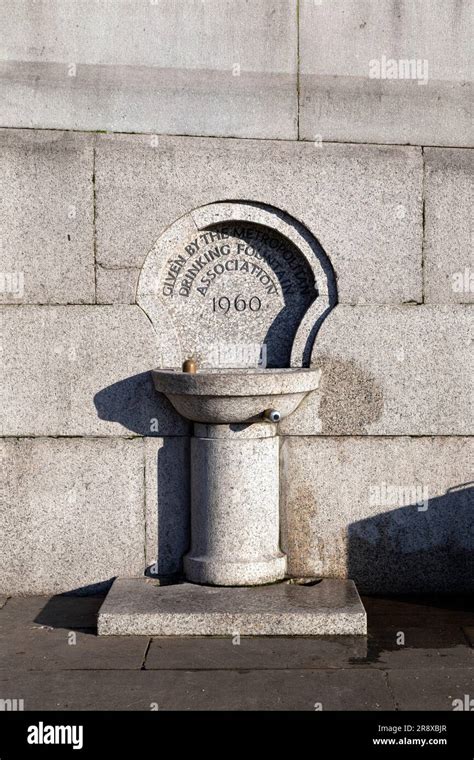 Drinking Fountain At Trafalgar Square Given By The Metropolitan