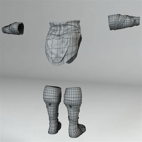전사 복 3d 모델 29 Max Obj Fbx 3ds Free3d