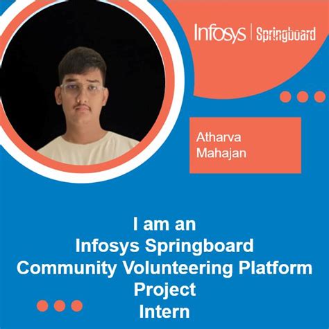 Atharva Mahajan On Linkedin Javainternship Infosysspringboard