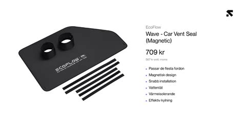 Ecoflow Wave Car Vent Seal Magnetic Swedron