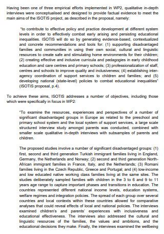 FREE Interview Analysis Report Samples To Download