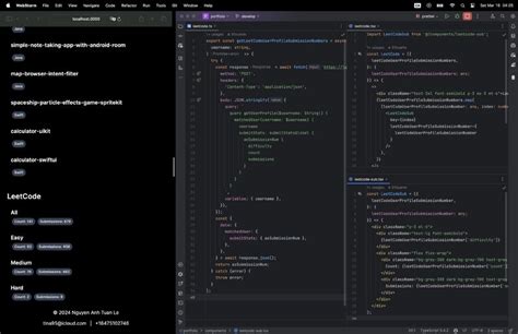 Graphql Leetcode Realtimedata Portfolio Webdevelopment Coding
